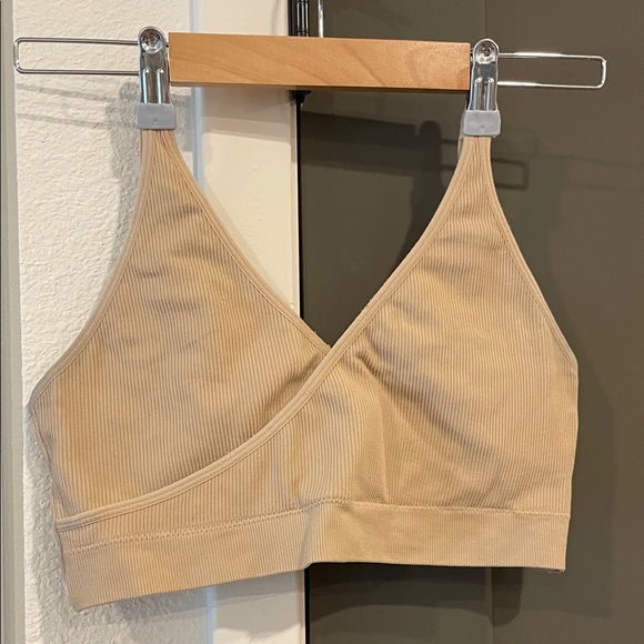 Quince | Intimates & Sleepwear | Quince Ribbed Beige Bralettes | Poshmark